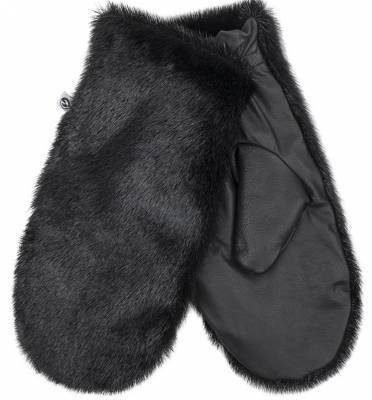 Sælskindsluffe m/skind & fleecefor - Aput - Handsker & Luffer - Skindhuset