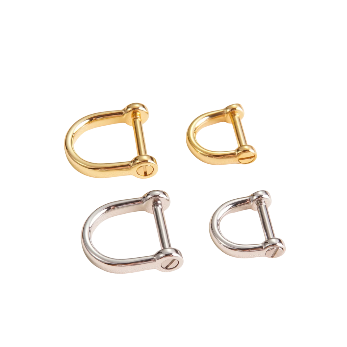 D-RING WITH SCREW PIN - Lyx-hårdvara - LeatherHouse.eu - läder, spännen ...