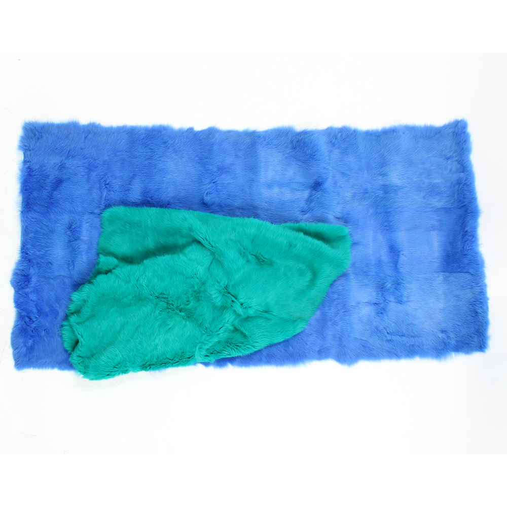 Rabbit plate 60 x110 cm - Rabbits fur plates 120x60cm - Leather House ...