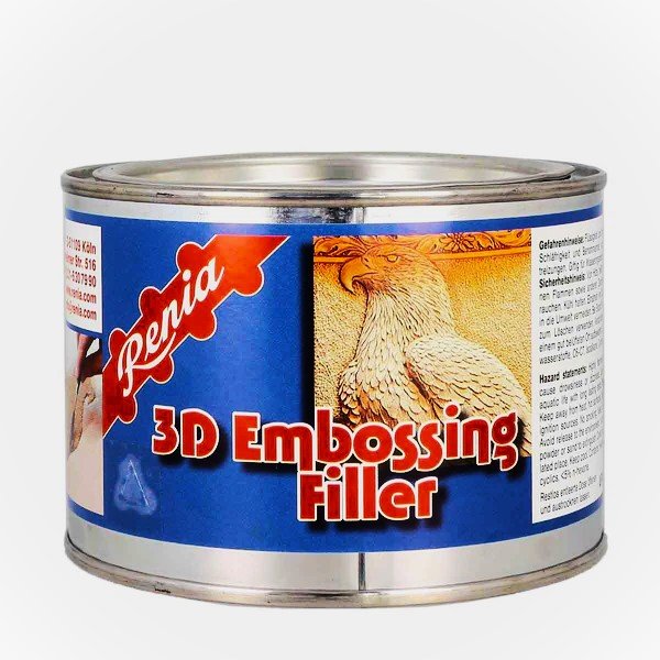 Renia's 3D embossing filler 160g - Glue & Brush - Leather House - Fur ...