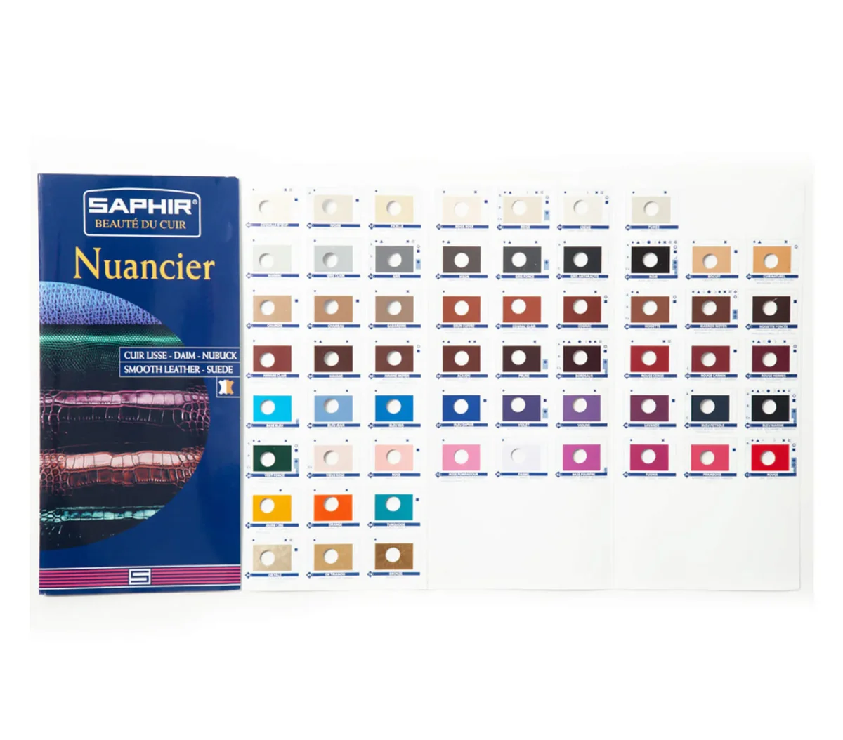 Saphir colour chart - Dyes Colors, Conditioner, Glue - Leather House ...