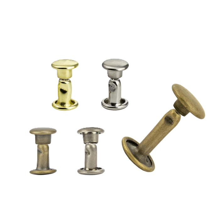 Double Head rivets - Rivets - Leather House - Fur, Buckles ...