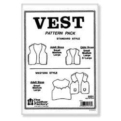 VEST PATTERN PACK - Books & Patterns - Leather House - Fur, Buckles ...